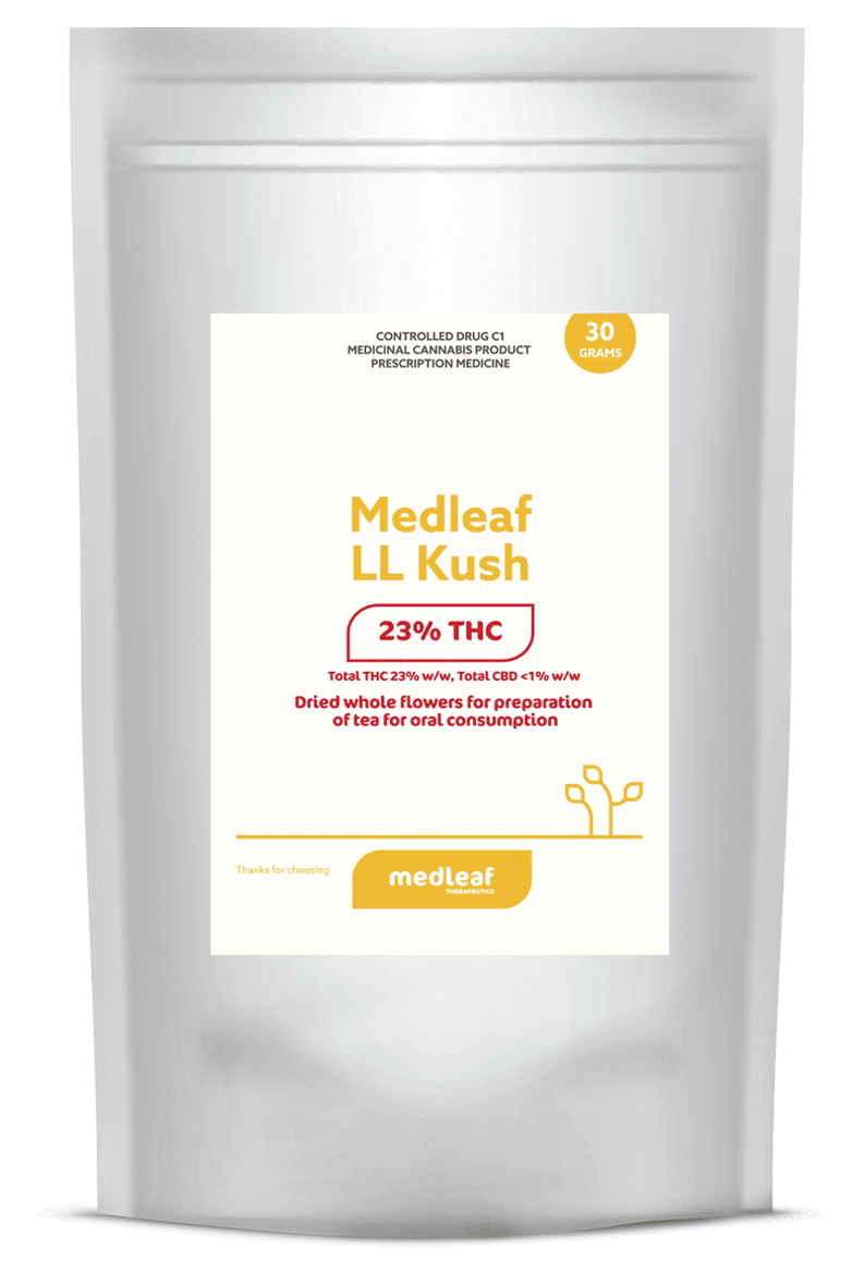 Medleaf LL Kush 30g | CannaPlus+ Medicinal Cannabis Clinic NZ