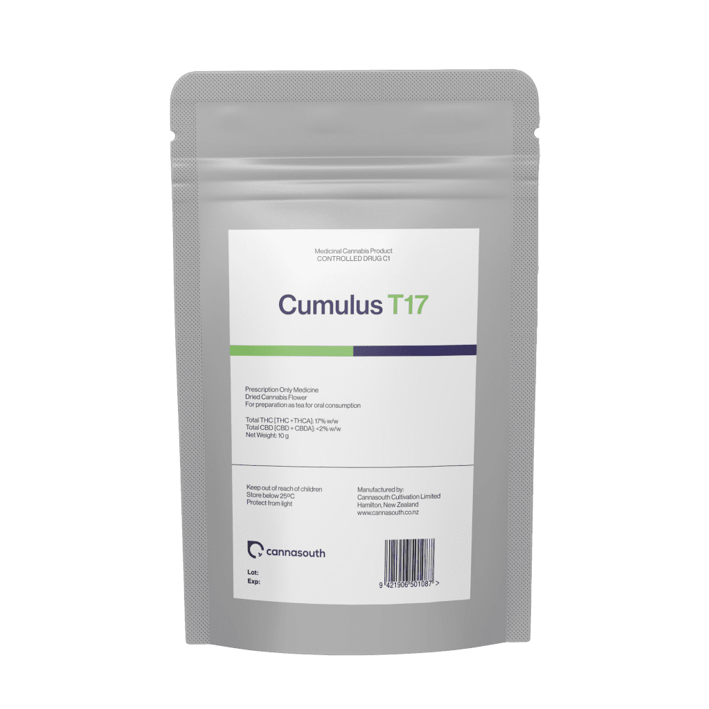 Cannasouth Cumulus T17 10g | CannaPlus+ Medicinal Cannabis Clinic NZ